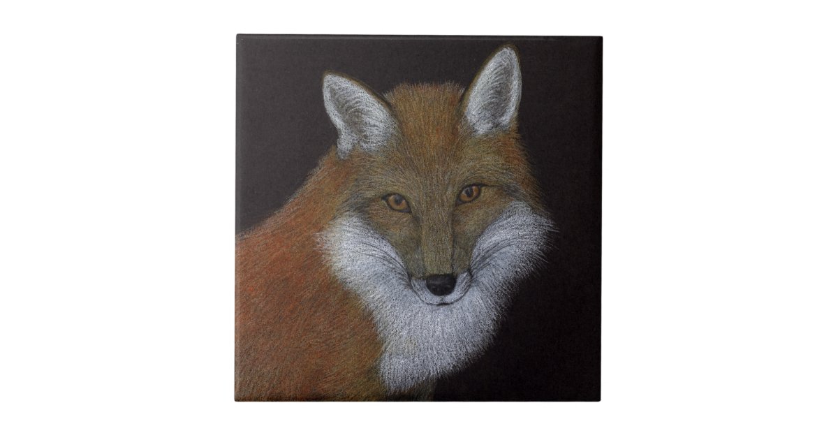 Red Fox Ceramic Tile | Zazzle