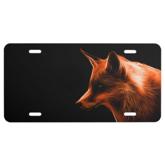 Fox License Plates | Zazzle