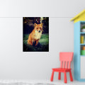 Red Fox in a Forest Poster | Zazzle
