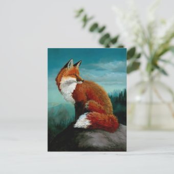 Red Fox Postcards | Zazzle