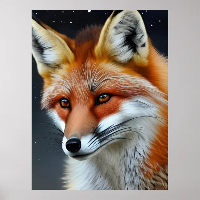 Red Fox Poster | Zazzle