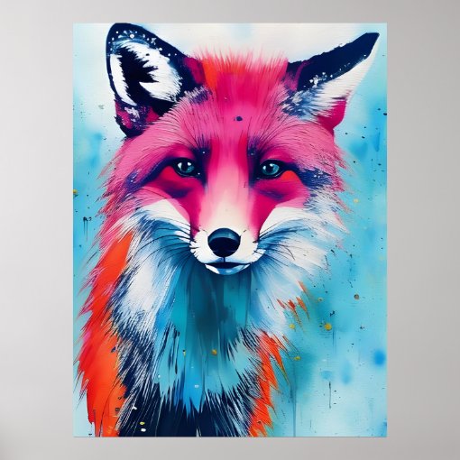 Red Fox Poster | Zazzle