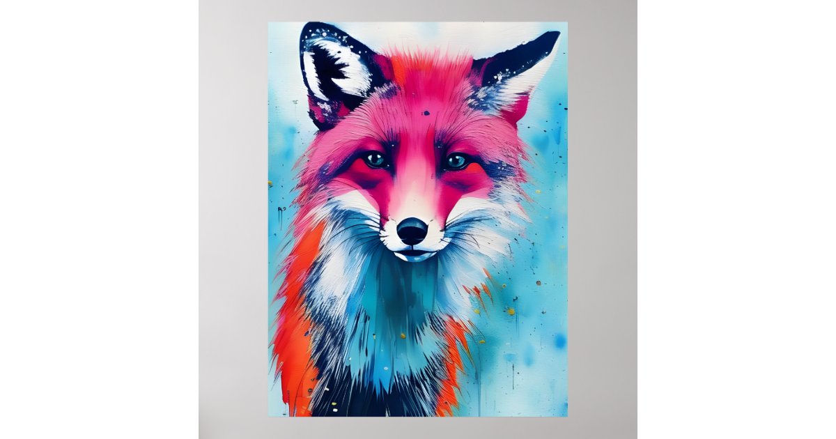 Red Fox Poster | Zazzle