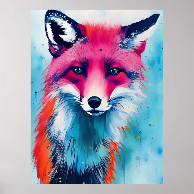Red Fox Poster | Zazzle