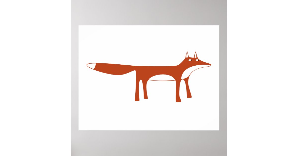 Red Fox Poster | Zazzle