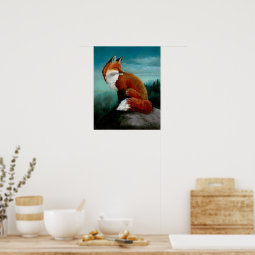 Red Fox Poster | Zazzle