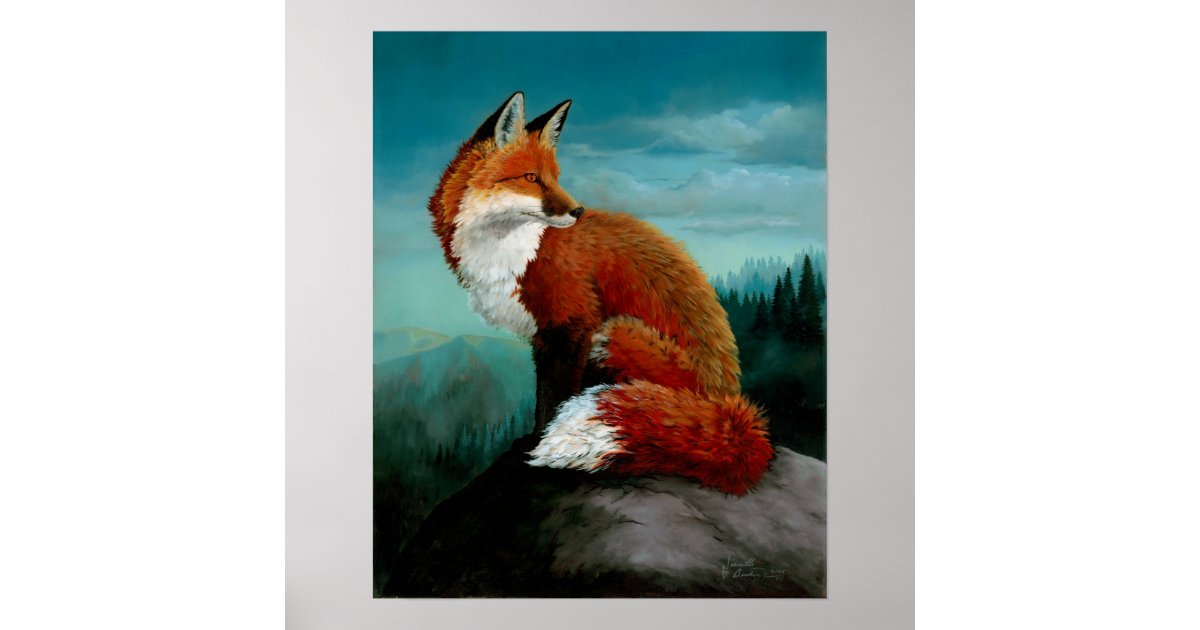 Red Fox Poster | Zazzle