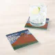 Red Fuji, Aka Fujiyama Volcano Katsushika Hokusai Glass Coaster | Zazzle