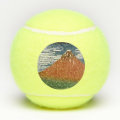Red Fuji, Aka Fujiyama Volcano Katsushika Hokusai Tennis Balls | Zazzle