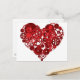 Red Gears Heart Postcard | Zazzle