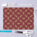 Red Gingerbread Man Christmas Tissue Paper | Zazzle