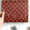 Red Gingerbread Man Christmas Tissue Paper | Zazzle