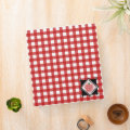 Red Gingham Apple Teacher Binder | Zazzle