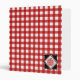 Red Gingham Apple Teacher Binder | Zazzle