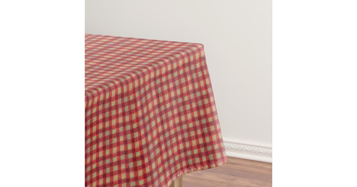 Red Gingham Tablecloth | Zazzle