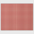 Red Gingham Wrapping Paper | Zazzle