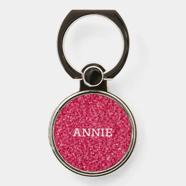 Red Glitter Phone Ring Stand | Zazzle