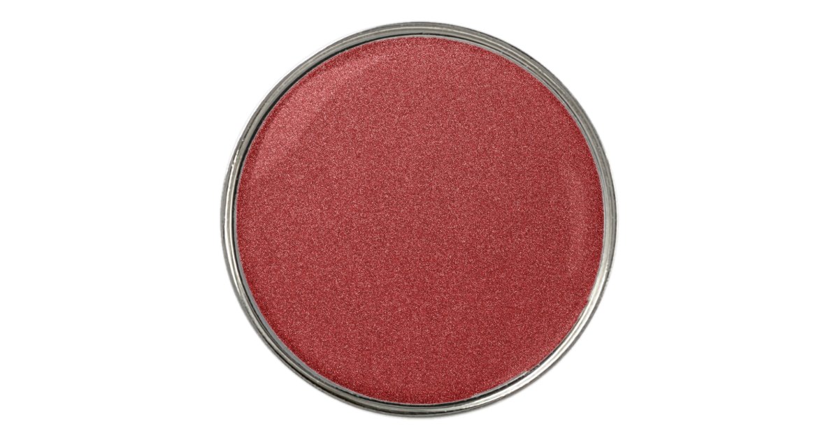 Red Glitter, Sparkle, Glitter Background Golf Ball Marker | Zazzle