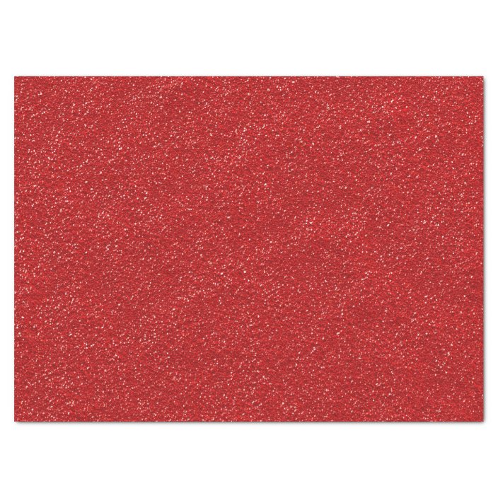 Red Glitter, Sparkly, Glitter Background Tissue Paper | Zazzle.com