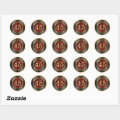 Red, gold, black 45th Wedding Anniversary Sticker | Zazzle