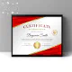 Red & Gold Certificate of Appreciation Award | Zazzle