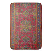 Red & Gold Persian Rug Bath Mat | Zazzle
