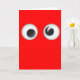 Red Googly Eyes Valentine's Day Card | Zazzle