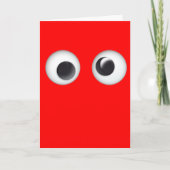Red Googly Eyes Valentine's Day Card | Zazzle