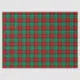 Red Green Holiday Plaid Pattern Tissue Paper | Zazzle