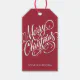 Red & Green Merry Christmas Gift Tags | Zazzle