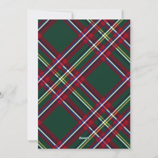 Red Green Plaid Merry Christmas Photo Holiday Card | Zazzle