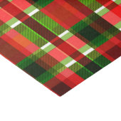 Red Green Squares Holiday Plaid Pattern Tissue Paper | Zazzle