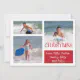 Red, Green Stripe MULTI Double Sided Photo Card | Zazzle