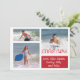 Red, Green Stripe MULTI Double Sided Photo Card | Zazzle