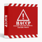 Yellow HACCP Hazard Analysis Binder | Zazzle.com