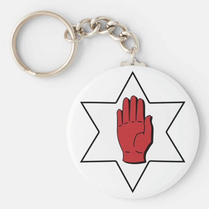 Red Hand Of Ulster Keychain | Zazzle.com