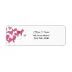 Red heart balloon return address labels | Zazzle
