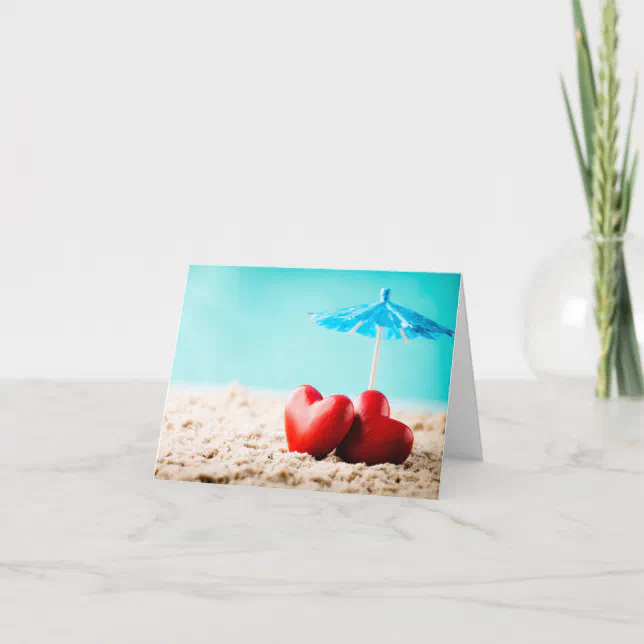 Red heart card | Zazzle