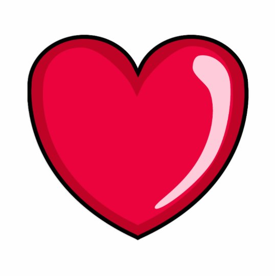 Red Heart Cutout | Zazzle.com