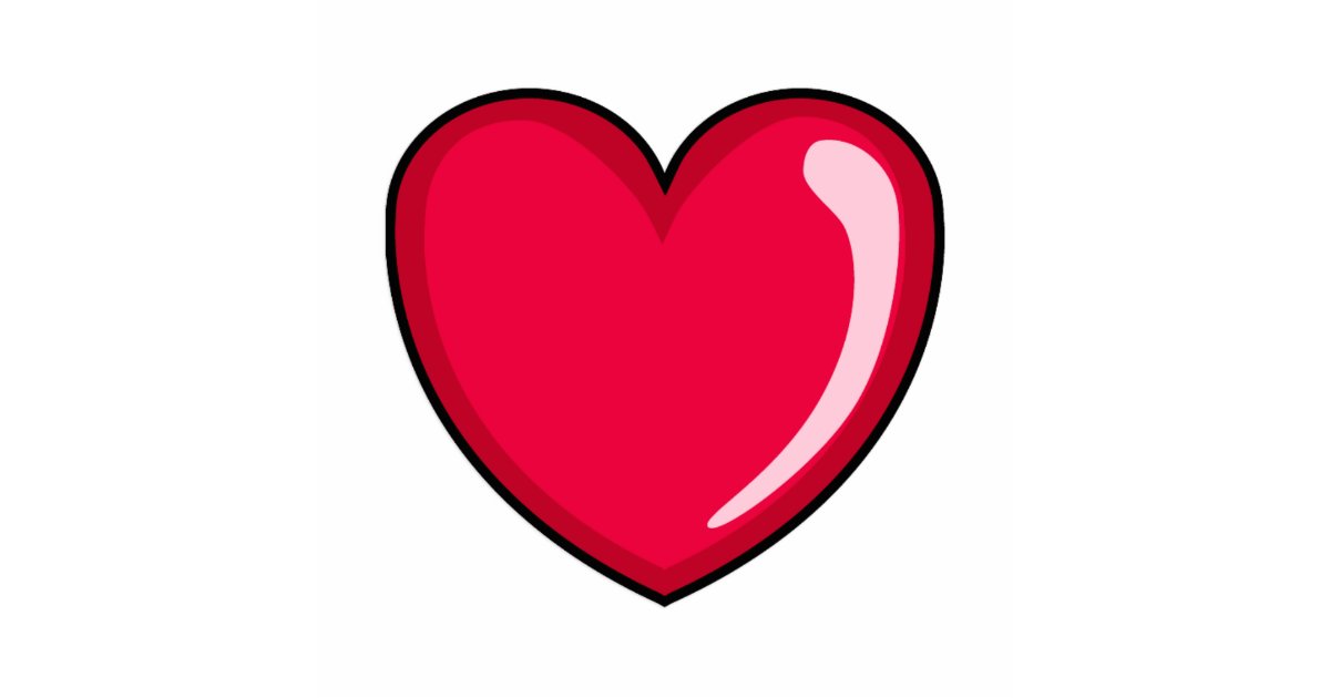 Red Heart Cutout | Zazzle