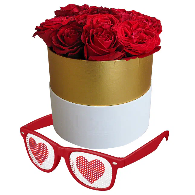 Red Heart Eyes Romantic Cute Valentines Party Retro Sunglasses | Zazzle
