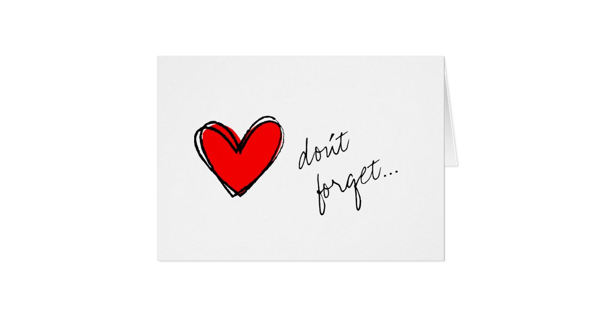 Red Heart Reminder | Zazzle
