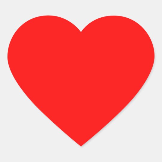 Red Heart Sticker | Zazzle.com