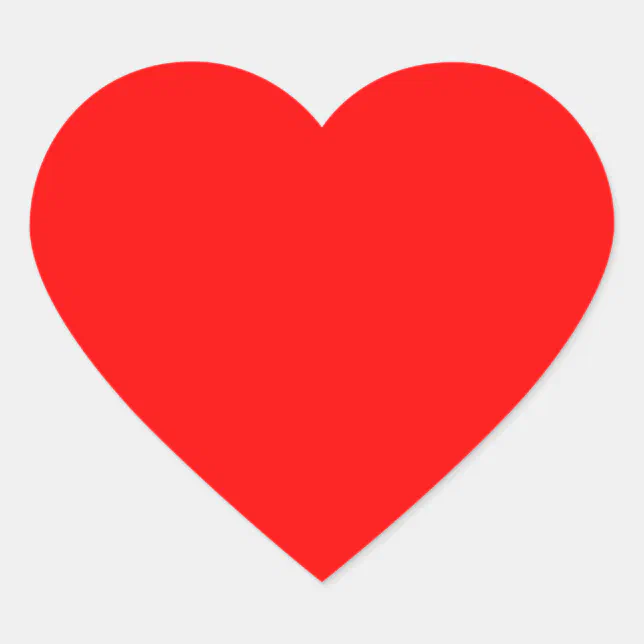 Red Heart Sticker | Zazzle