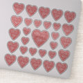 Red Heart Stickers | Zazzle