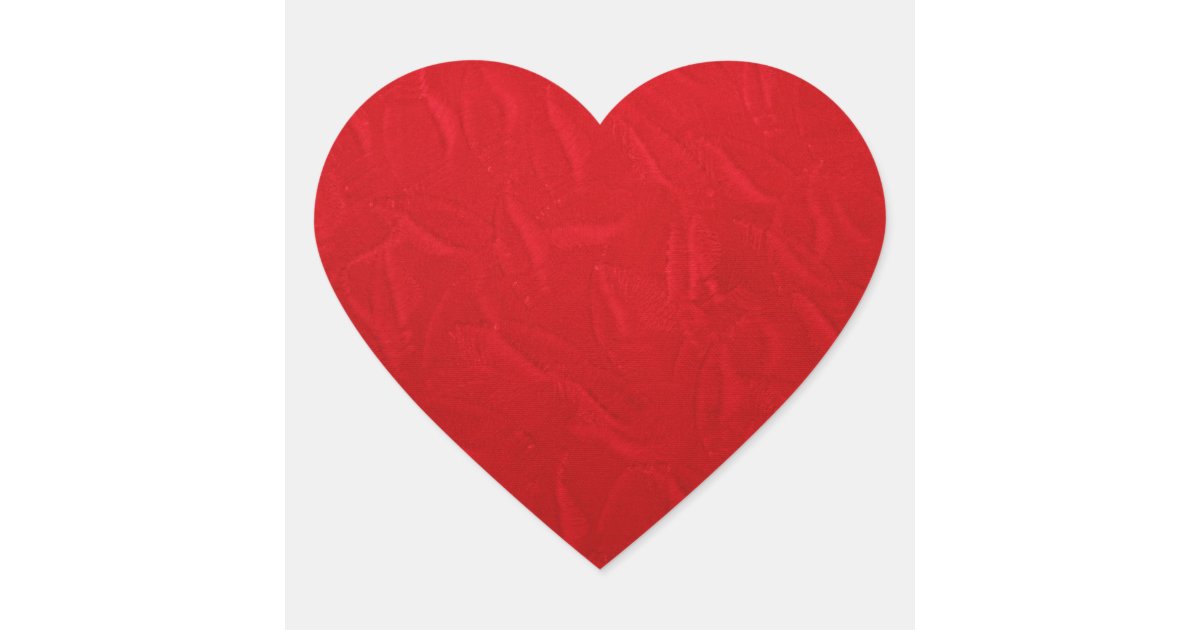 Red Heart Stickers | Zazzle