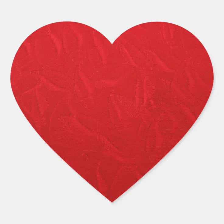 Red Heart Stickers | Zazzle
