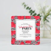 Red Hearts Invitation | Zazzle