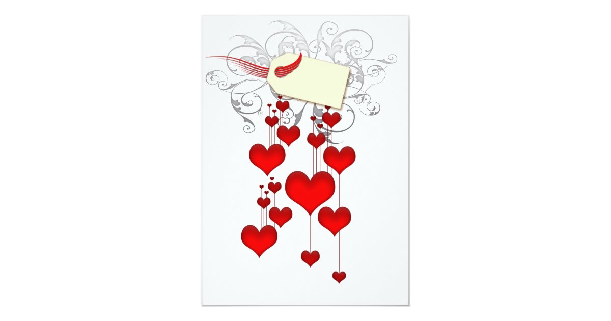Red hearts invitations | Zazzle.com