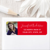 Red High School Colors | High School Senior Label | Zazzle
